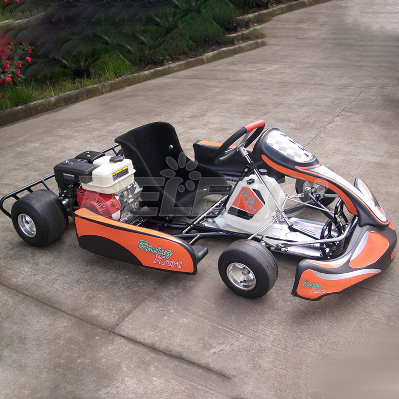 Single Seat Orange Fuel Go Kart – indoor playground, trampoline park ...