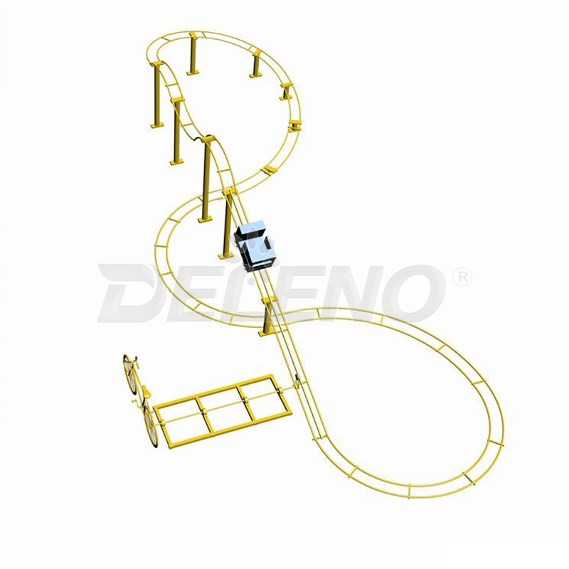 Unpowered Pedal Roller Coaster - indoor playground, trampoline park ...