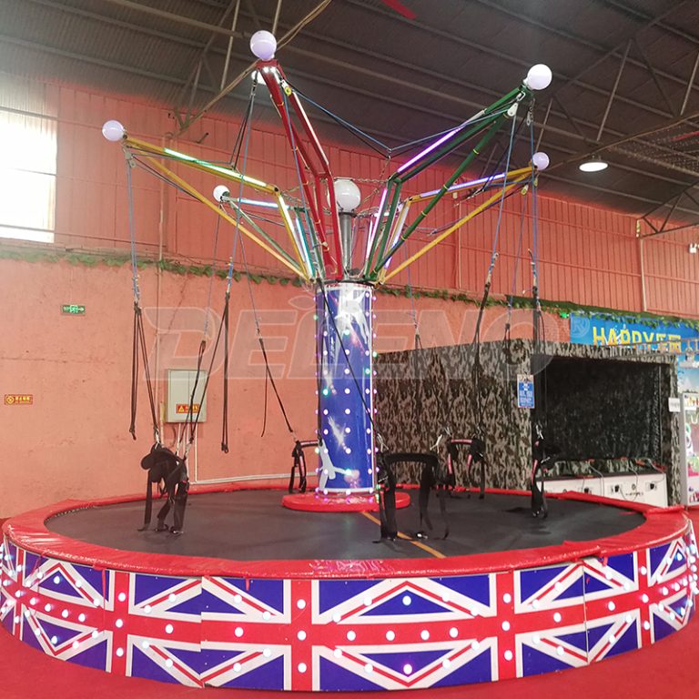 Inflatable 4-person Bungee Trampoline - indoor playground, trampoline ...