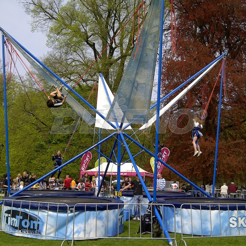 Classic 4-person Bungee Trampoline – indoor playground, trampoline park ...