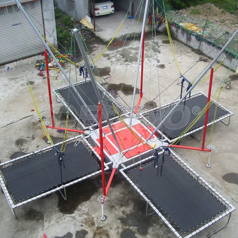 Inflatable 4-person Bungee Trampoline - indoor playground, trampoline ...