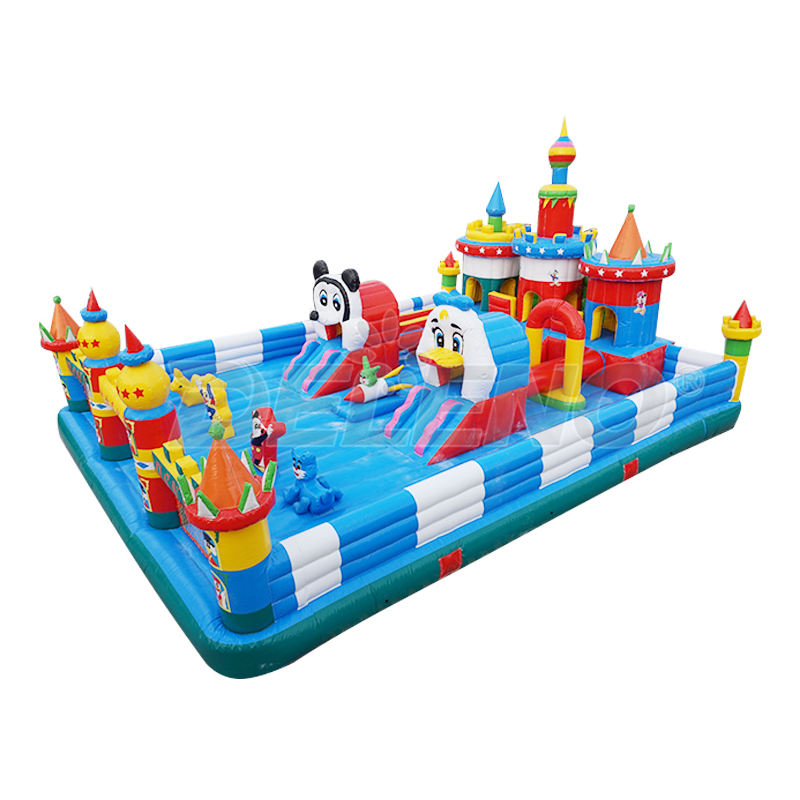 Inflatable Castle - indoor playground, trampoline park, park equipments ...
