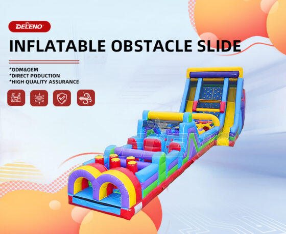 Inflatable Obstacle Slide – indoor playground, trampoline park, park ...