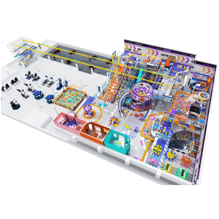 Inflatable 4-person Bungee Trampoline – indoor playground, trampoline ...